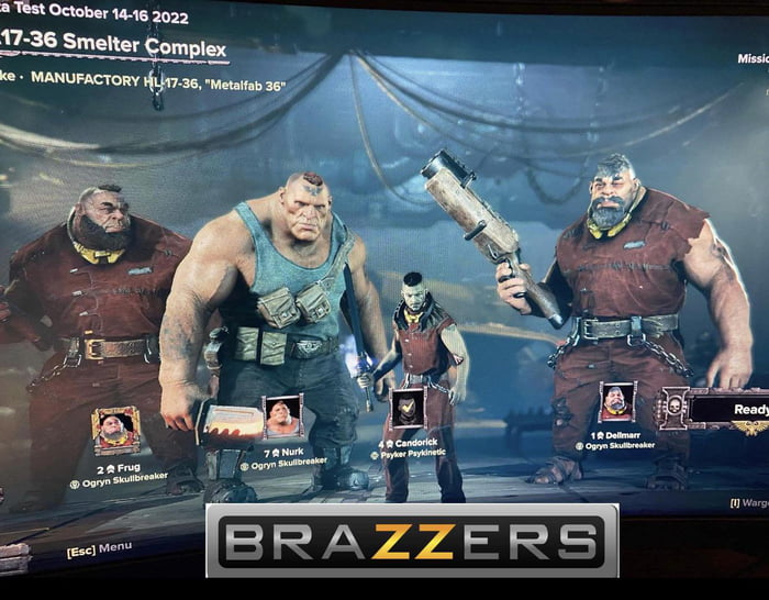 Darktide (Psyker gets railed by 3 Hung Ogryn) - 9GAG