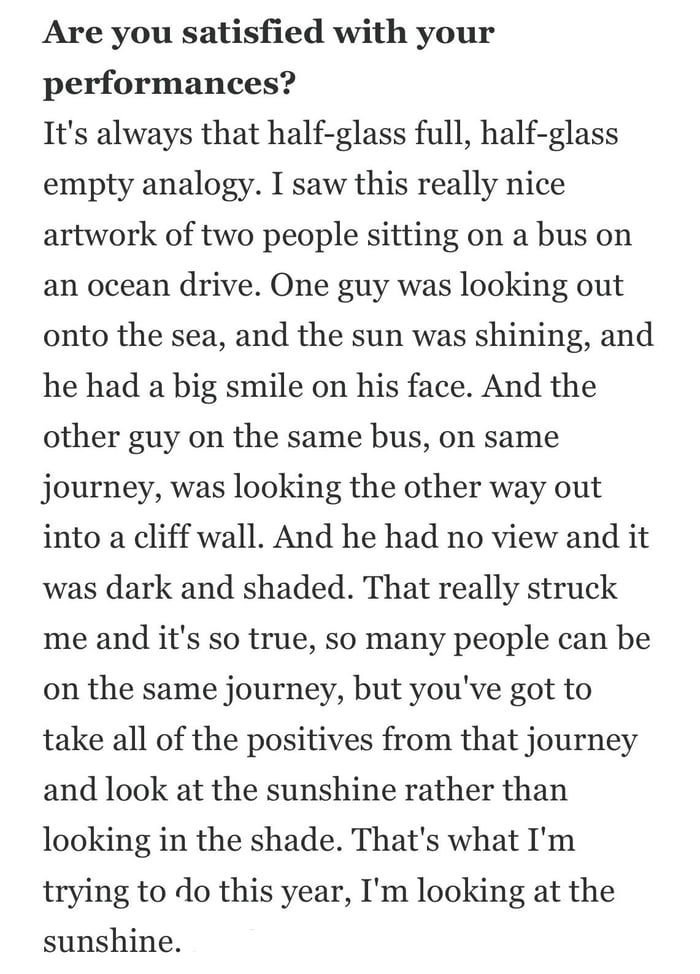 George Russell, the meme connoisseur, in an interview for GQ. A true ...