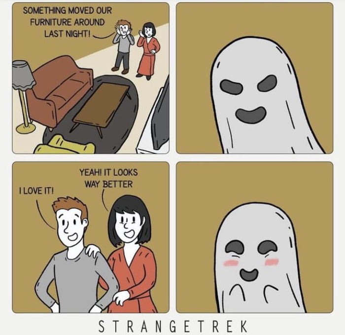 The friendly ghost - 9GAG