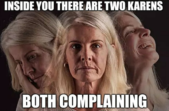 Karen filling out a formal complaint form about the other Karen - 9GAG