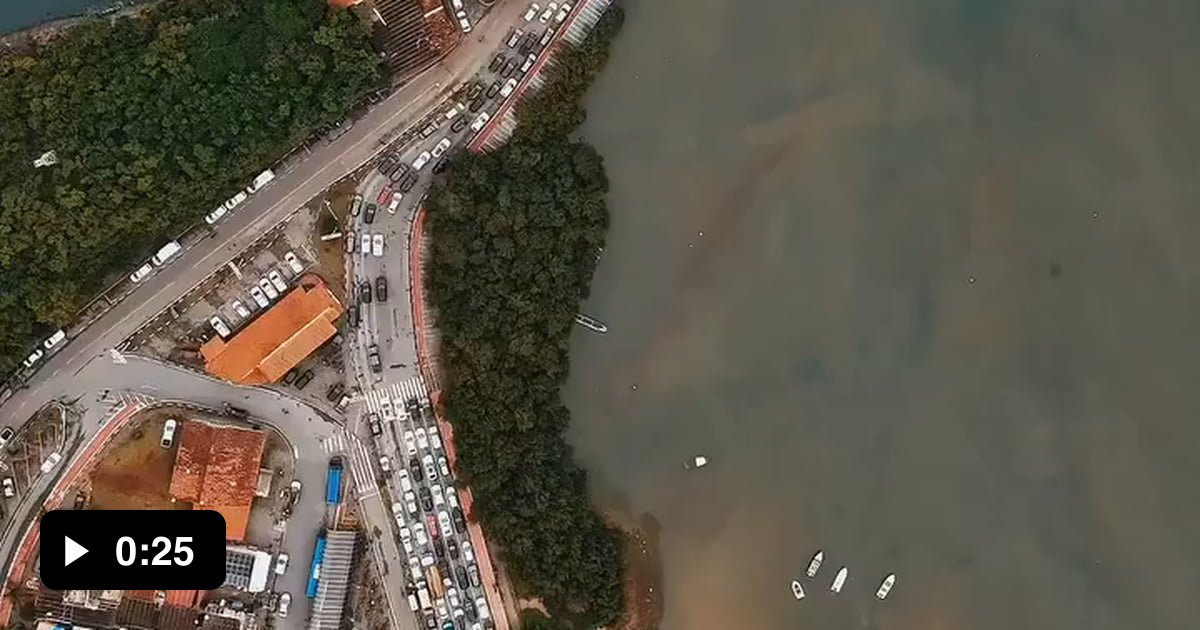 Loading the ferries to Ilhabela in Brazil - 9GAG