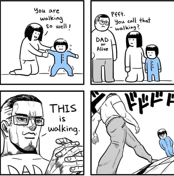 The Walking Dad - 9GAG