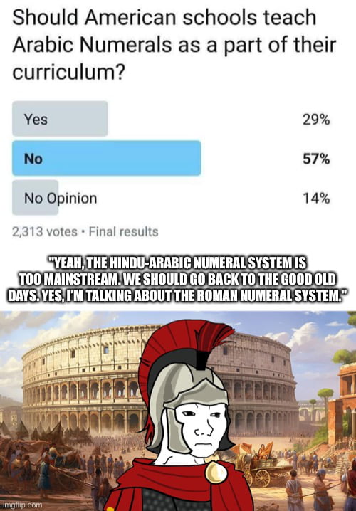 Numeral system meme - 9GAG