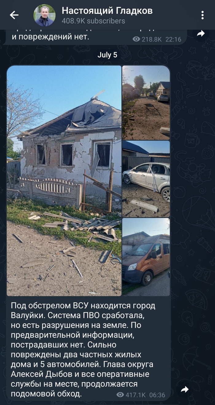 "Ukraine attacking Moscovia this morning" I dont know looks like ...