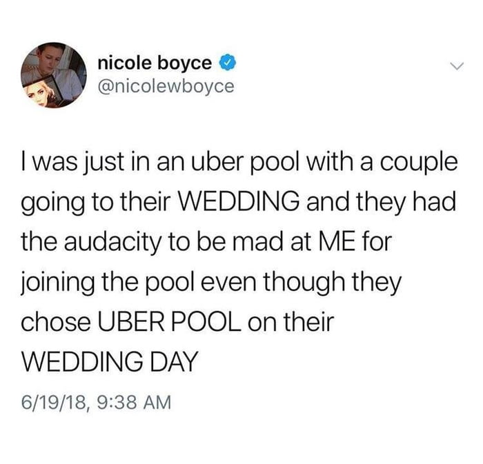 Uber wedding - 9GAG