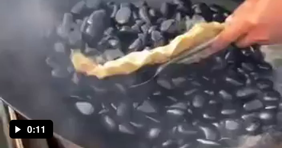 How they make Sangak, Persian bread - 9GAG