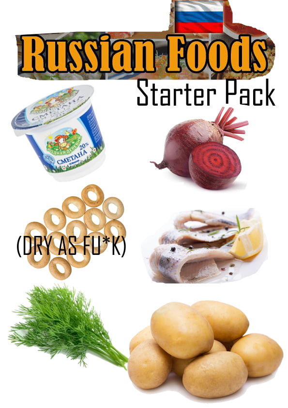 Russian Food Starter Pack - 9GAG