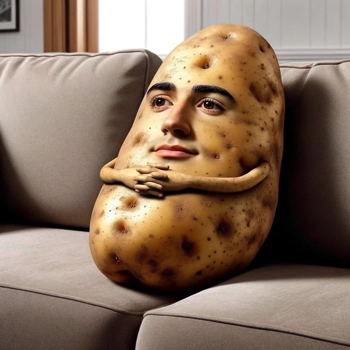 When you're a couch potato but still have deep thoughts. - 9GAG