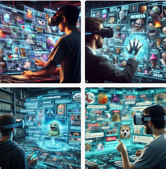 So, basically this is what AI thinks about how 9gag will look like in 2035 - 9GAG