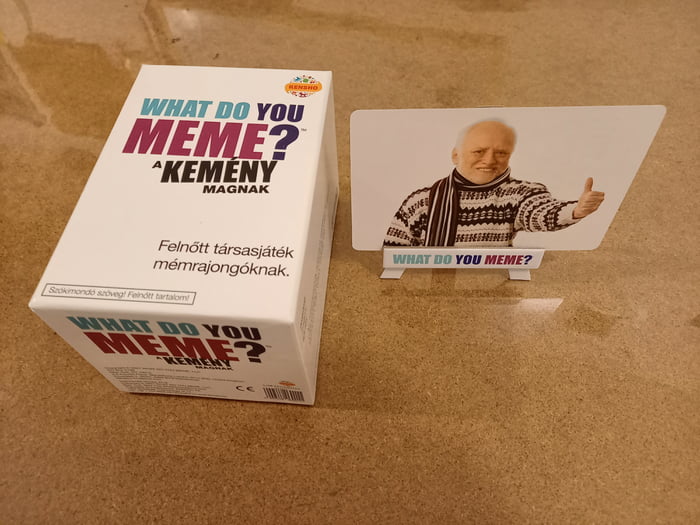 Got it for my birthday. It's like Cards Against Humanity, but with ...