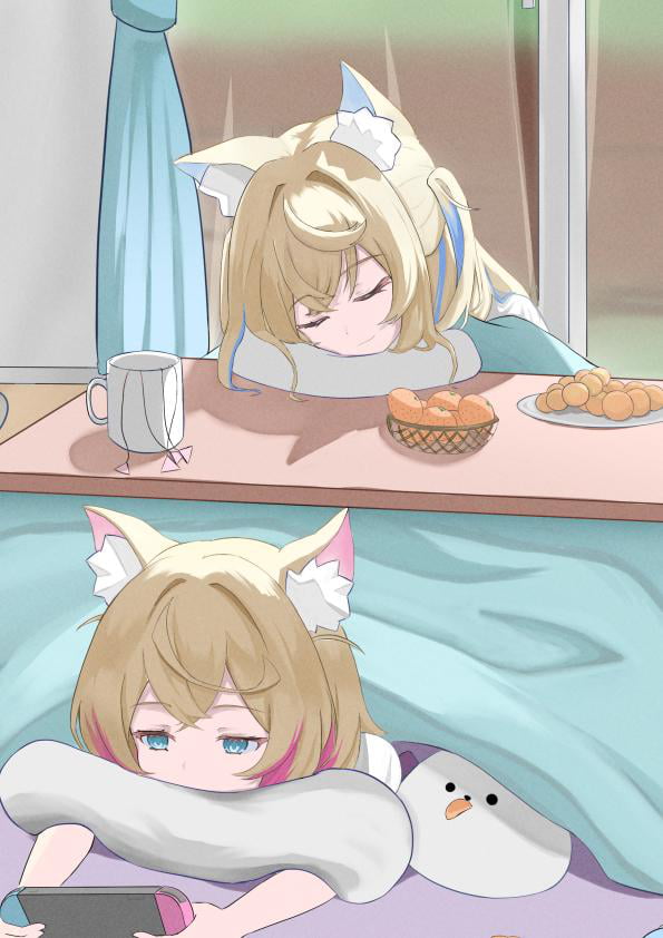 FuwaMoco comfy time - 9GAG