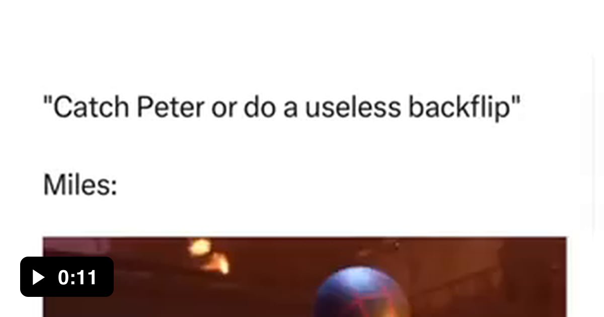 In his defense, that backflip was sick - 9GAG