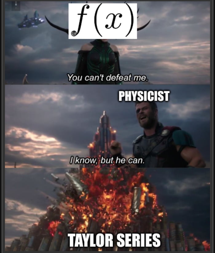 The Thor’s hammer of physics. - 9GAG