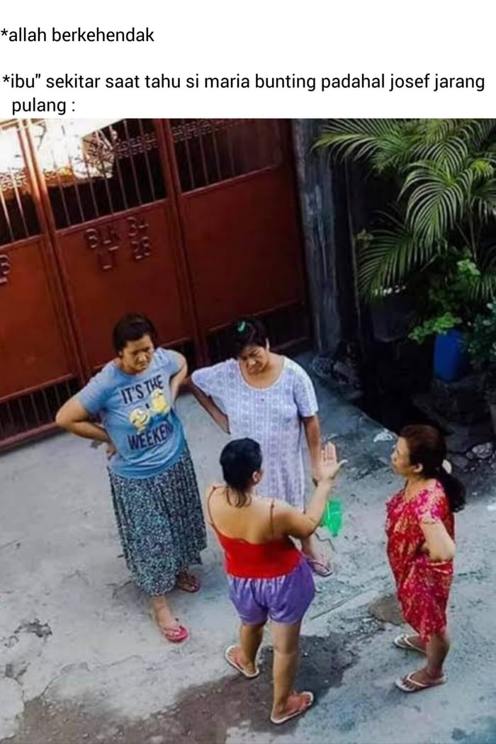 Alamat gak berani datang arisan PKK si maria - 9GAG