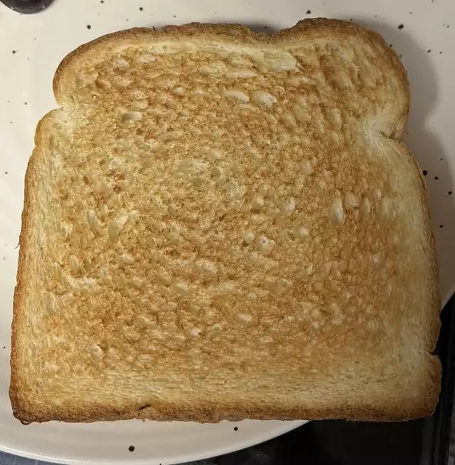 Between all the tweets here's a perfect piece of toast for you to enjoy ...