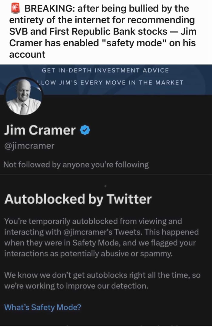 Jim Cramer has entered code red - 9GAG
