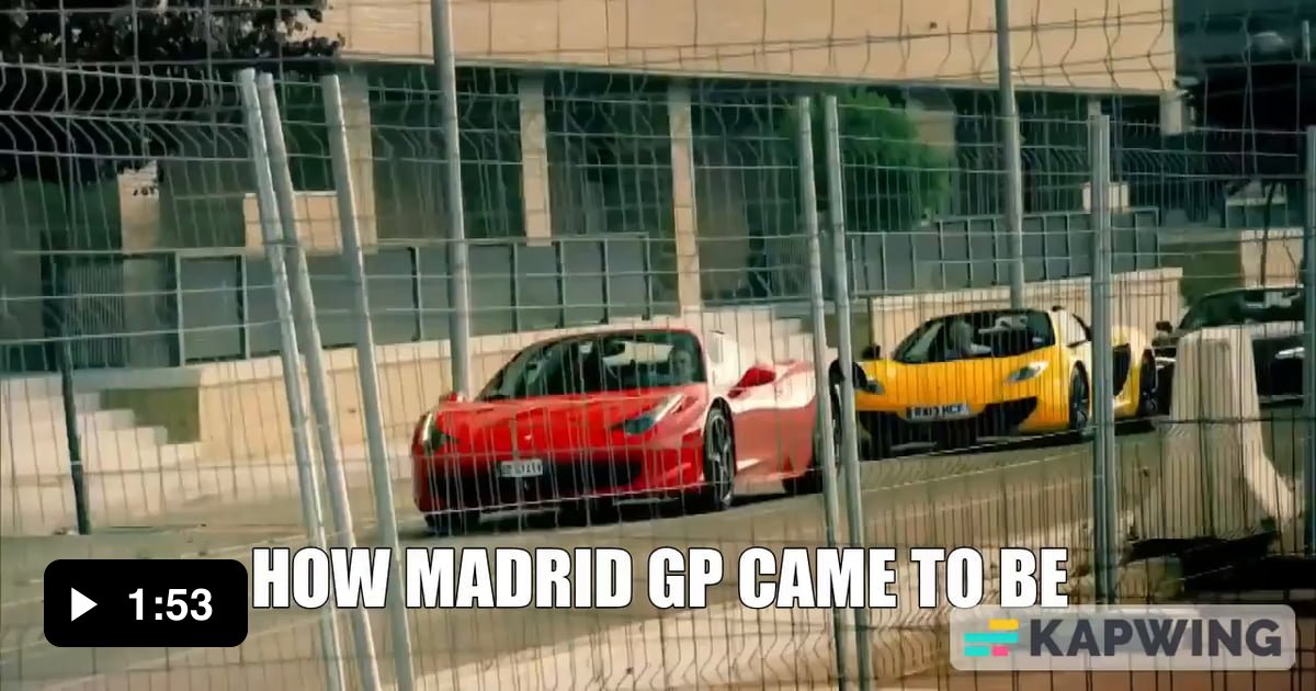 How Madrid GP came to be! (meme template as well) - 9GAG