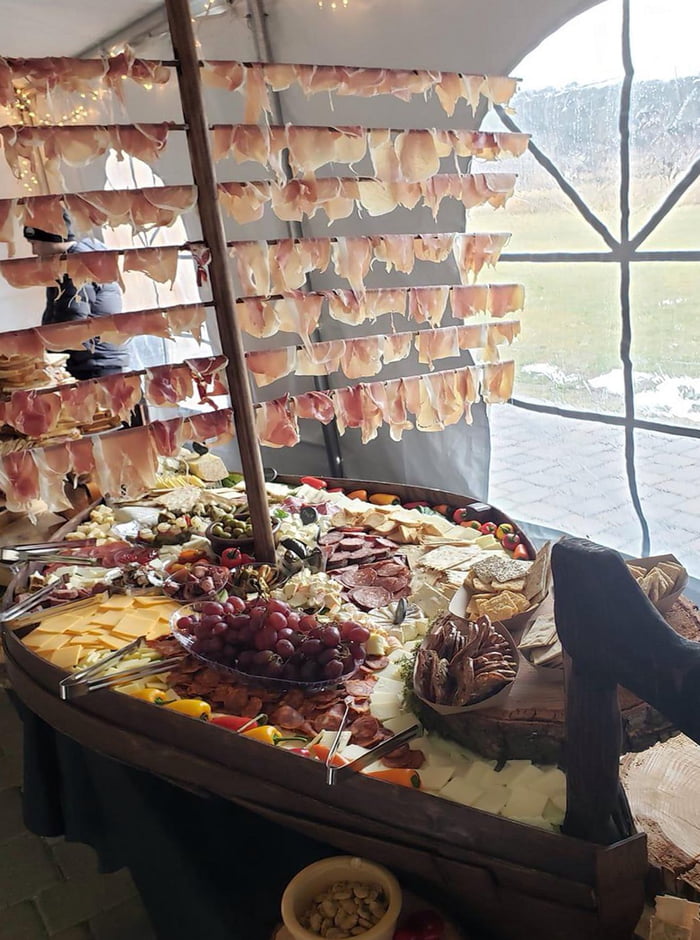 Charcuterie ship at a viking wedding - 9GAG