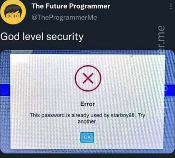 God level security - 9GAG