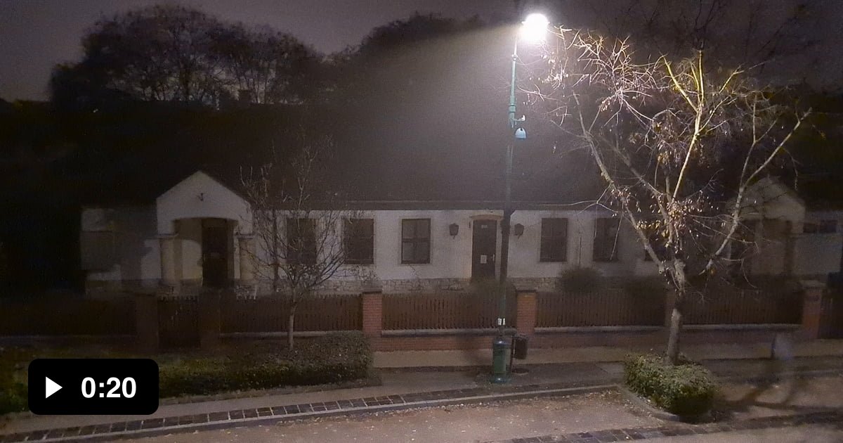 This broken alarm system sounds really weird at night, I think I wont ...