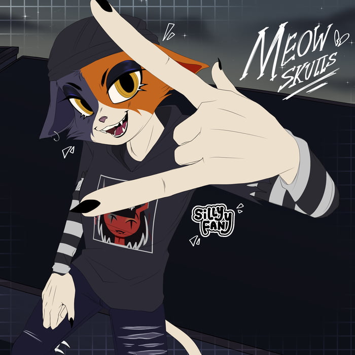 Made this lil art of Meow Skulls ️ - 9GAG