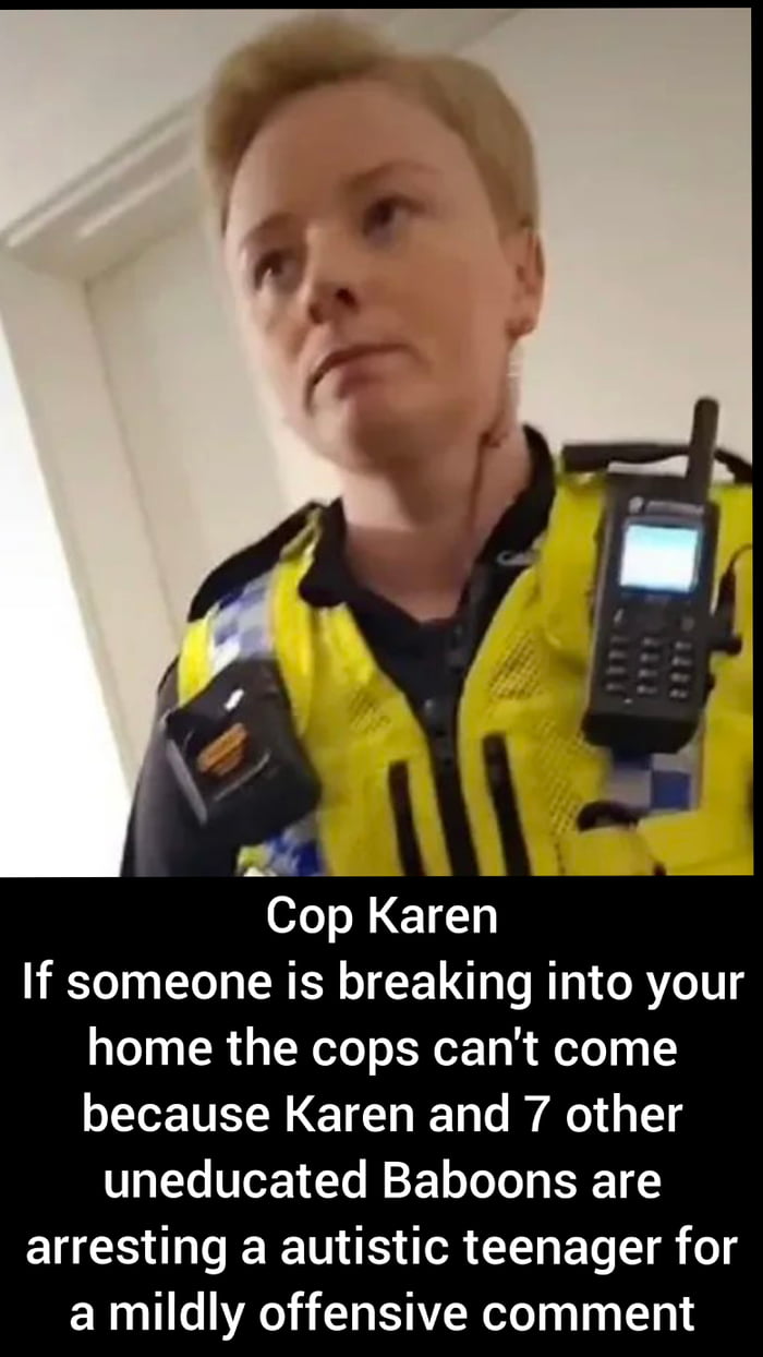 Cop Karen When I Was In The Police We Were Expected To Ignore Comments