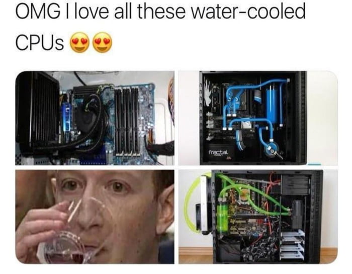 Water cooled is best - 9GAG