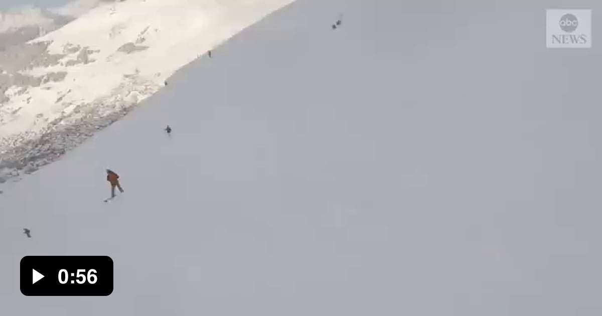 Snowboarders Rescue Woman Buried During Avalanche - 9GAG