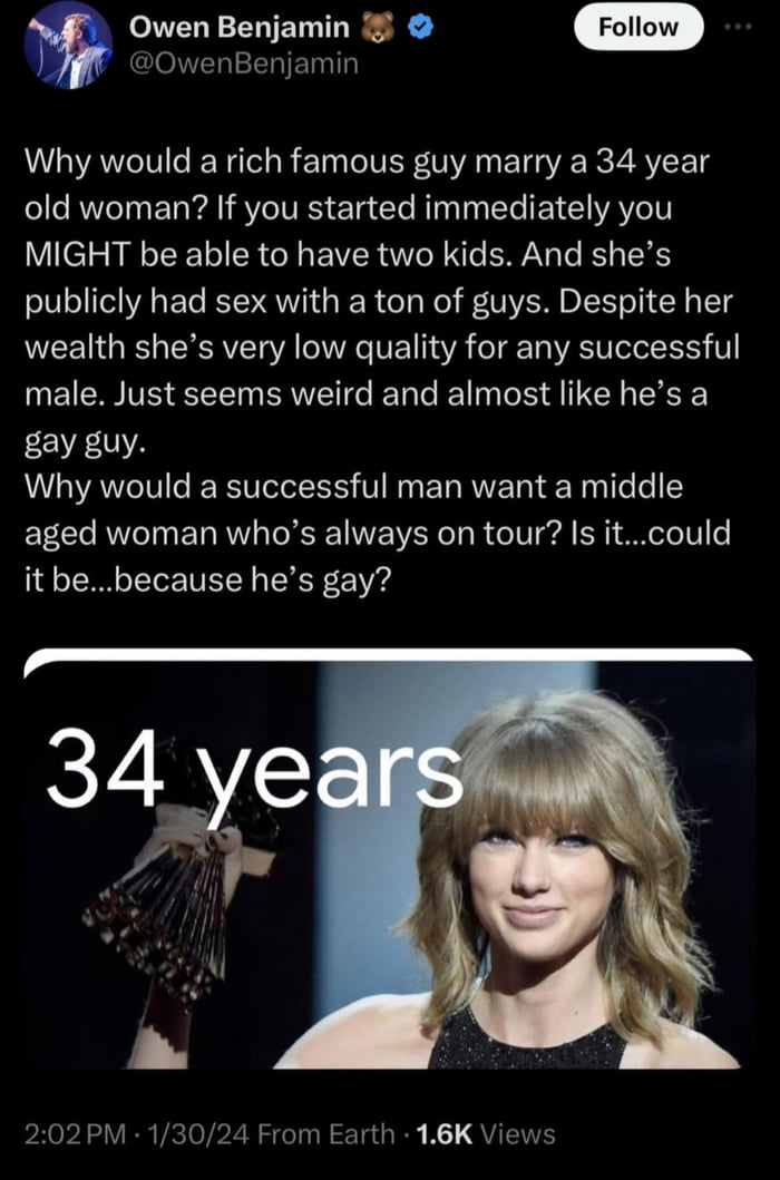 No one wants 34 years old famous women - 9GAG