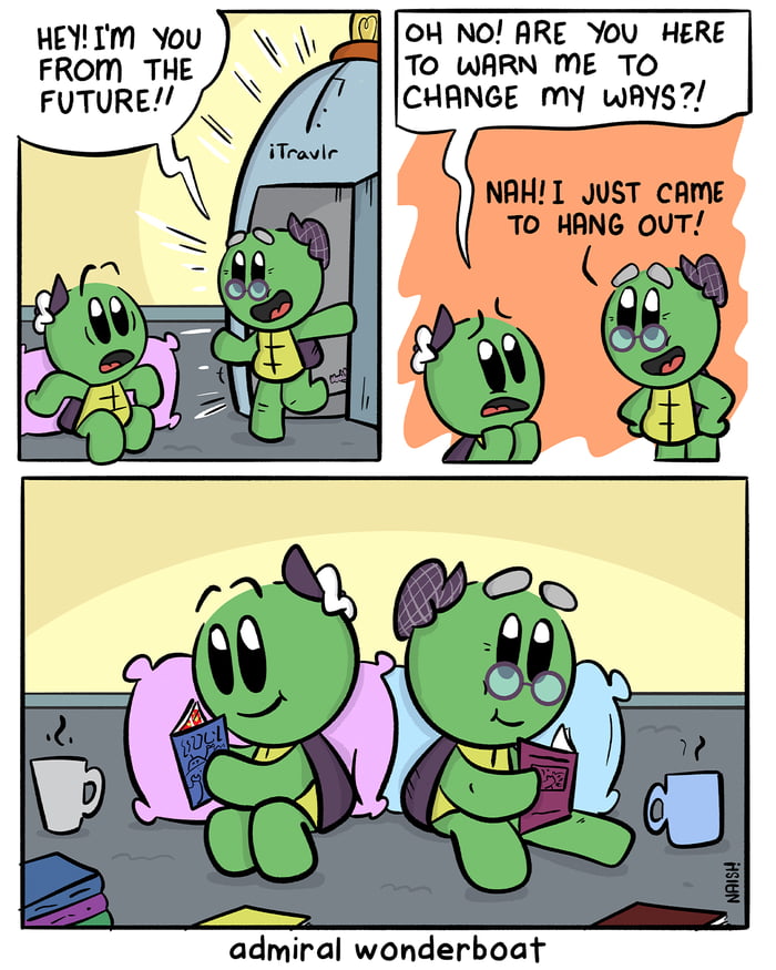 Quality time travel - 9GAG