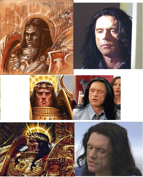 Behold, the one true casting choice for the Emperor! - 9GAG