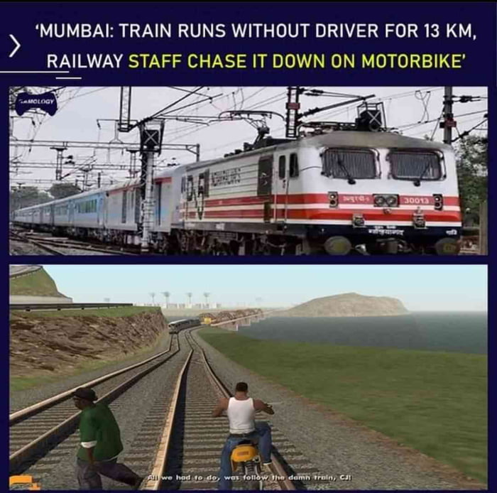 Follow the damn train - 9GAG