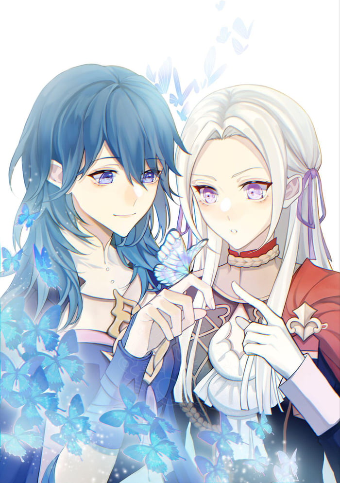 Byleth and Edelgard ~ Butterfly. - 9GAG
