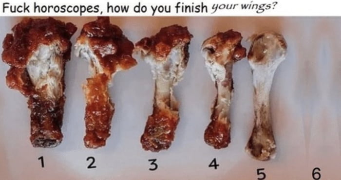 How do you finish your 🍗wings? - 9GAG
