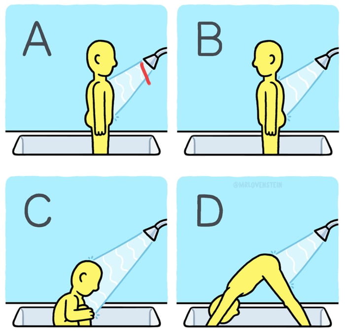 How Do You Stand in the Shower?.....| Credits: @mrlovenstein | *Bonus ...