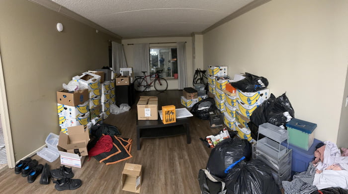 Never buy moving boxes again. - 9GAG