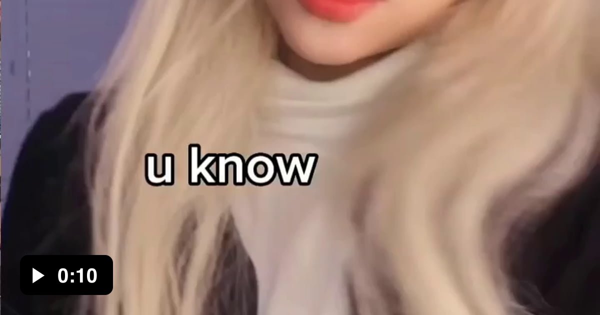 Not TikTok, just uWu; - 9GAG