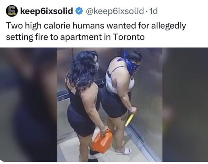 “High calorie humans” - 9GAG