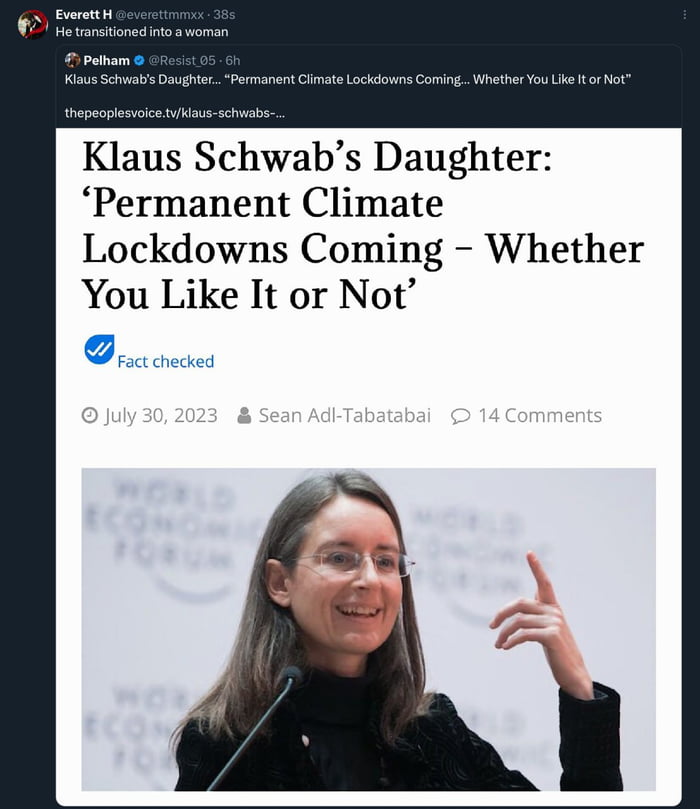 'Permanent Climate Lockdowns' - 9GAG