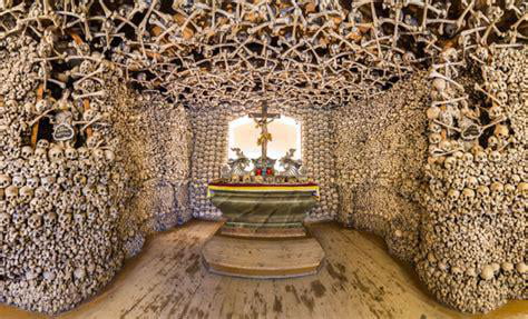 Skull Chapel in Kudowa, Poland. It's made of thousands real bones and ...