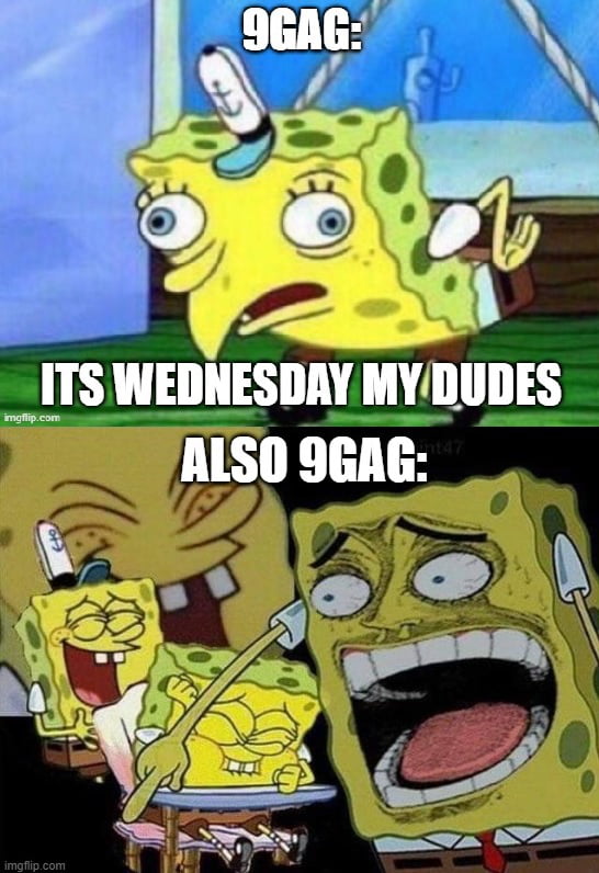 So many people wining that 9GAG isnt funny anymore, meanwhile this bs ...