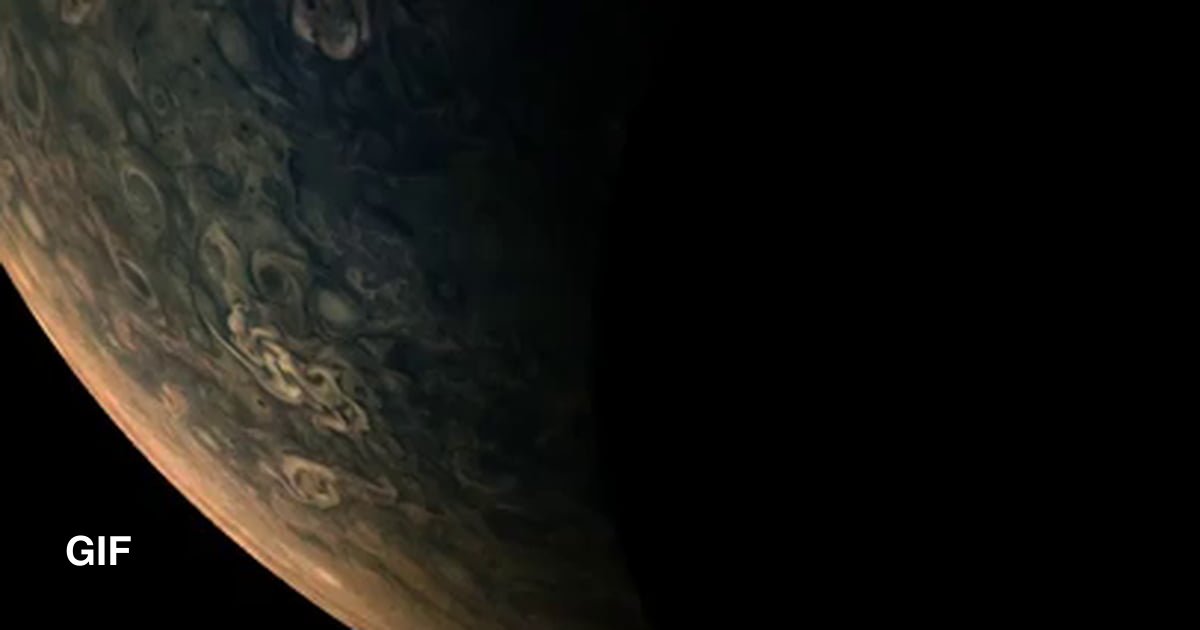 Jupiter flyby footage from NASA's Juno probe - 9GAG