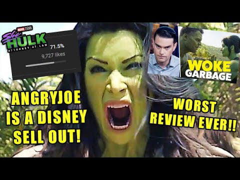 Angry Joe is a content reviewer. He gave She Hulk a 7 out of ten and ...