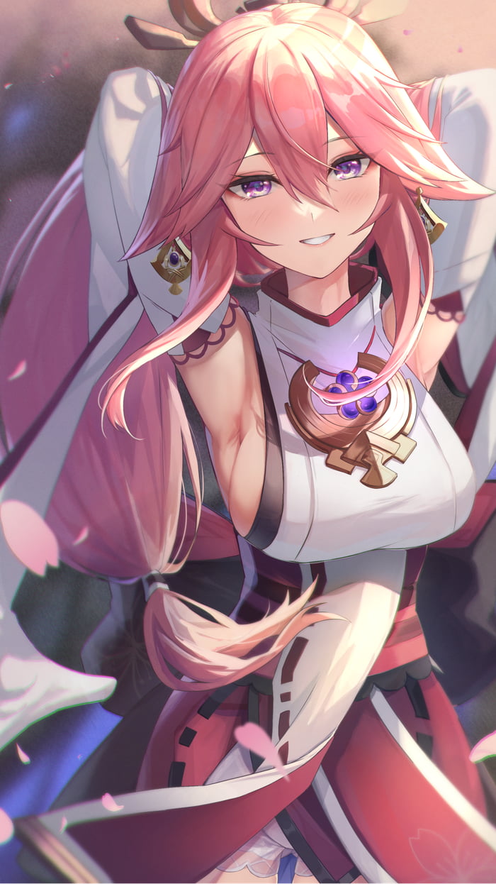 Yae Miko (1988×3540) - 9GAG