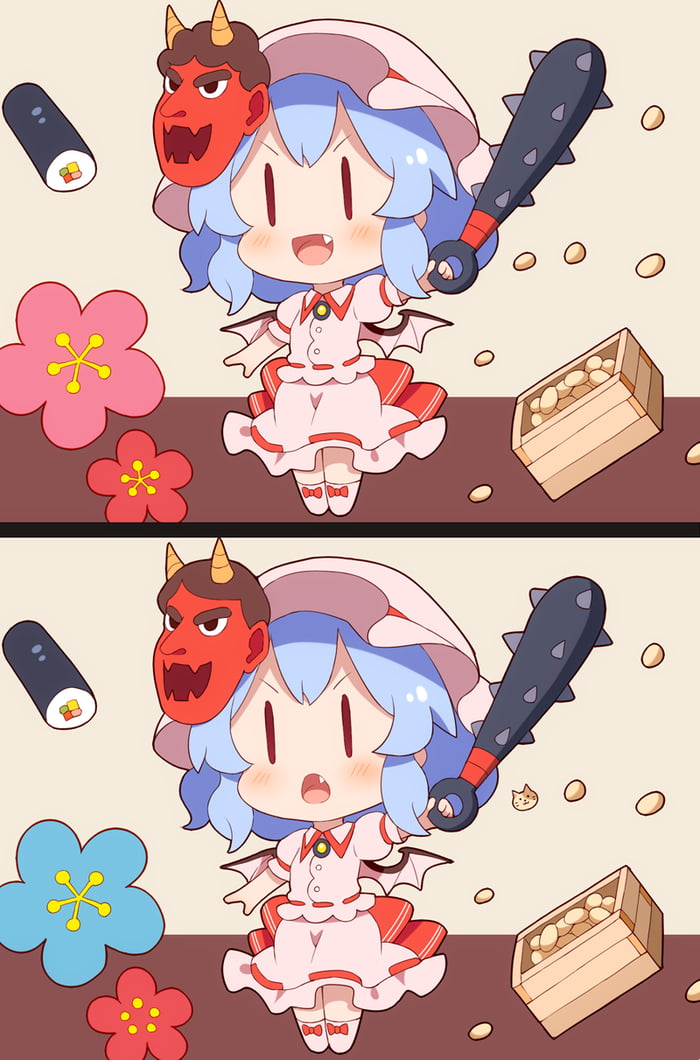 Daily Spot the 6 differences with Remilia - 9GAG
