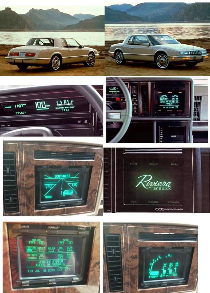 Buick created the first car touchscreen all the way back in 1986. The ...
