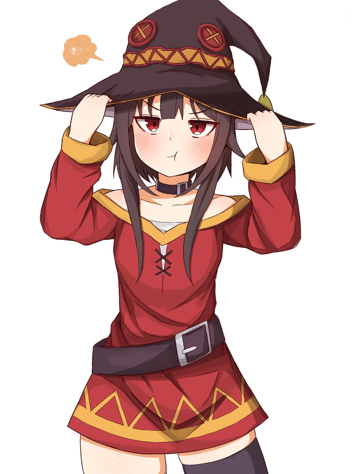 Megumin "cute pout" - 9GAG