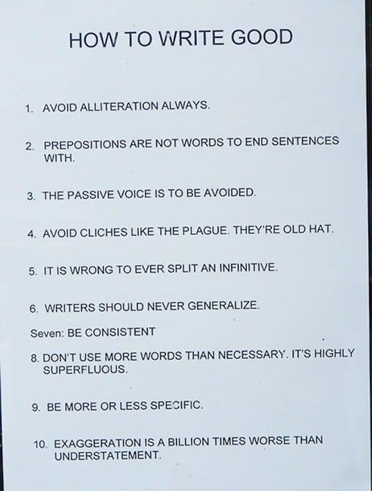 How to write good. - 9GAG