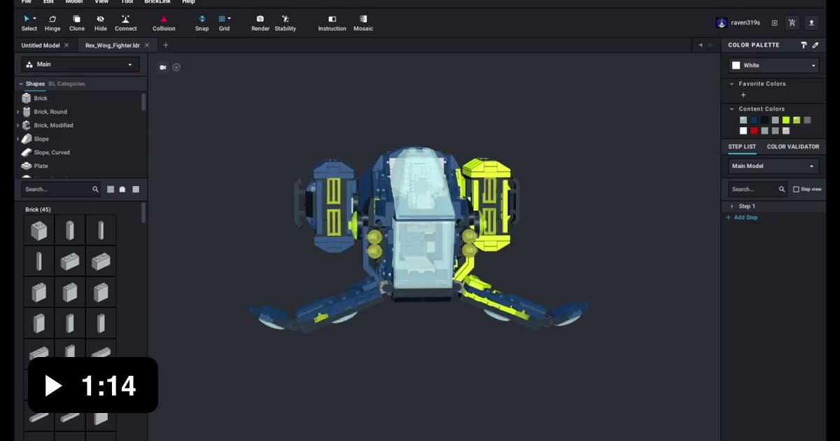 Rex Wing fighter Mod test - 9GAG