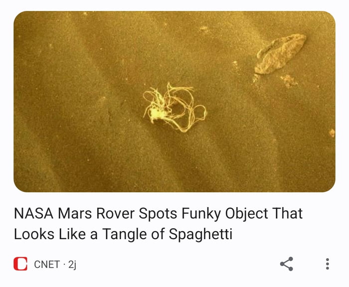 That is the proof of the existence of the flying spaghetti monster - 9GAG